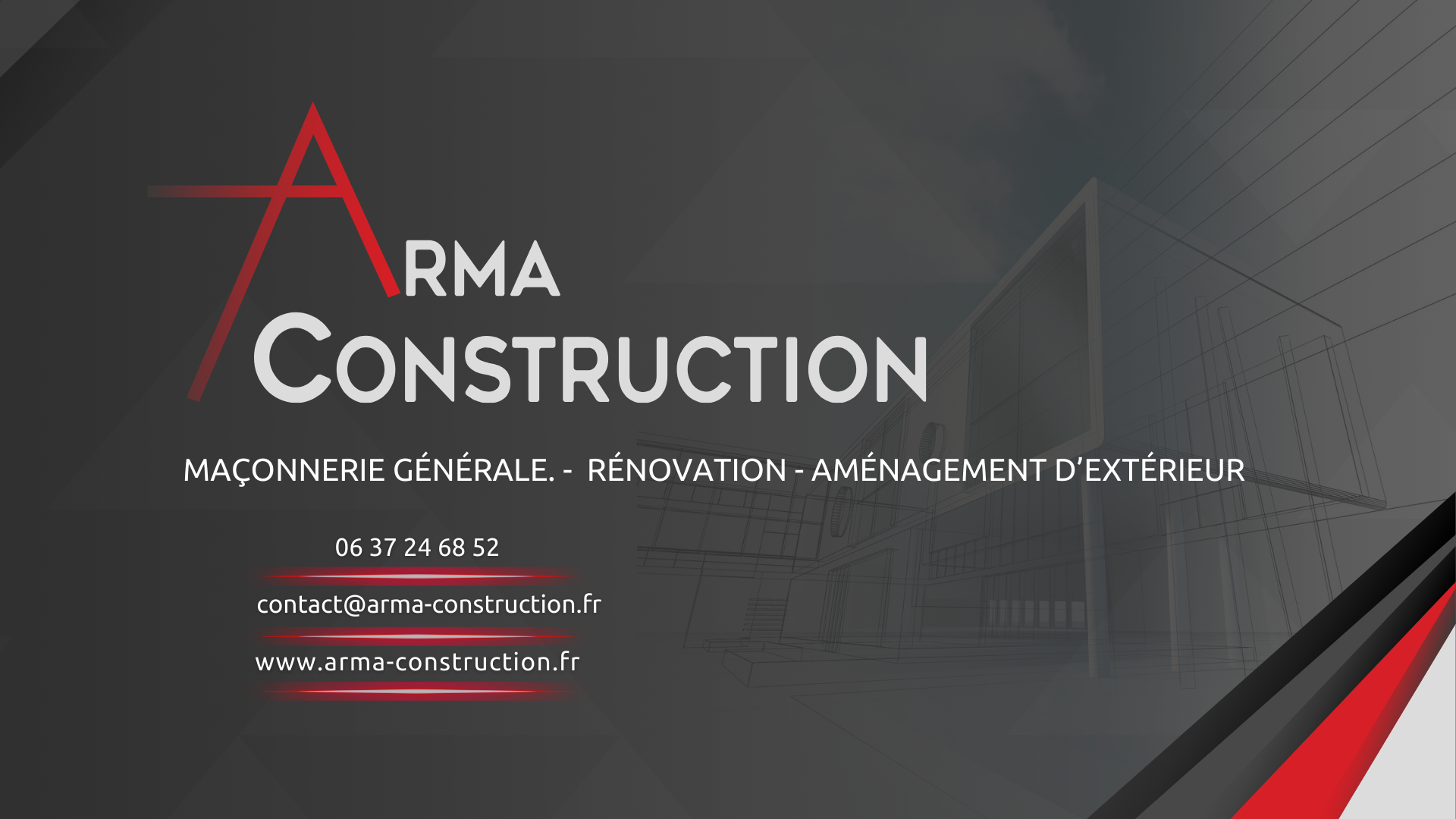 Nos prestations - Arma Construction